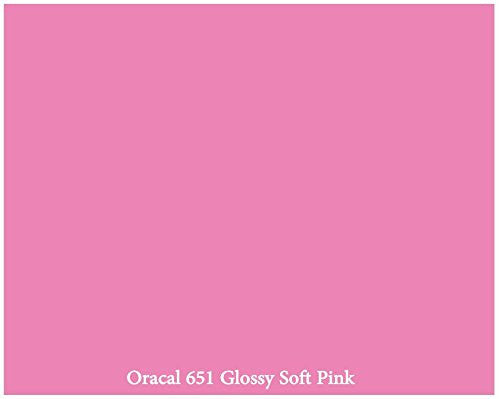 Soft Pink Oracal 651 permanent adhesive vinyl 12X12 sheet – It's the ...